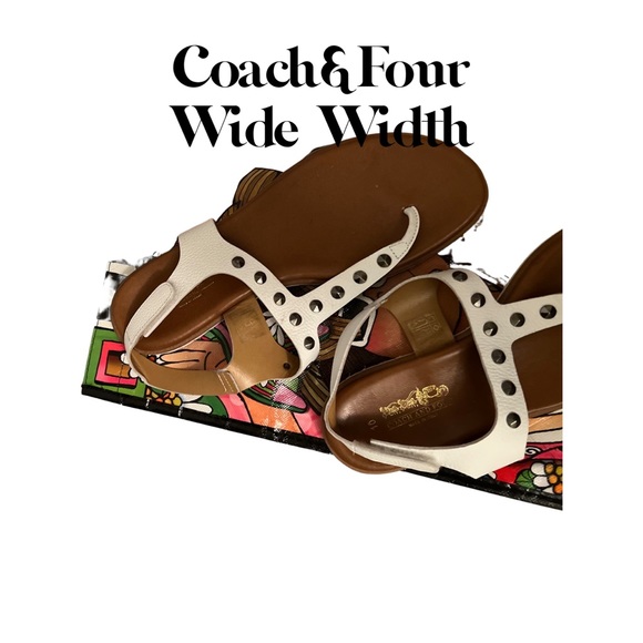Coach and Four | Shoes | Coach Four Sandals | Poshmark